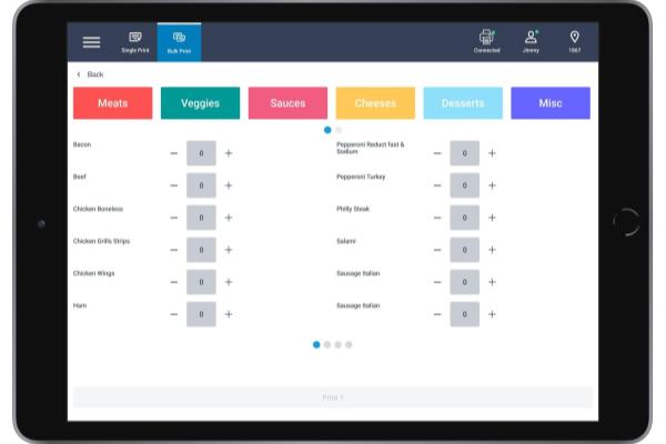 New for Zenput Labels: Mobile App, Multi-Device Printing, and More | Zenput